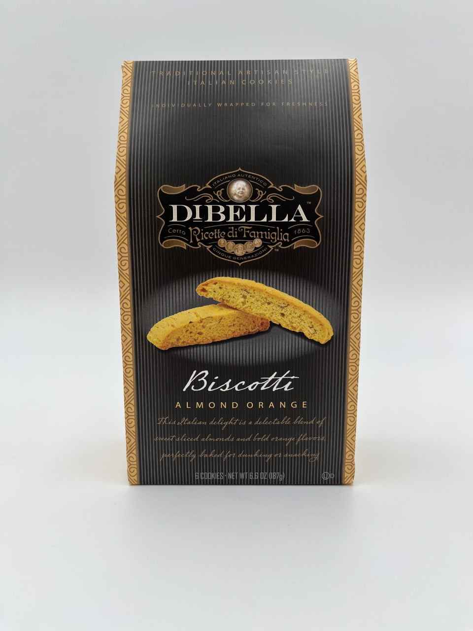 Dibella Biscotti Cookies – Authentic Italian Biscotti, Almond Orange, 6 ...