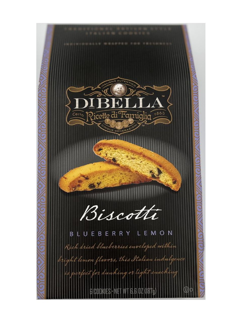 Dibella Biscotti Cookies – Authentic Italian Biscotti, Blueberry Lemon ...