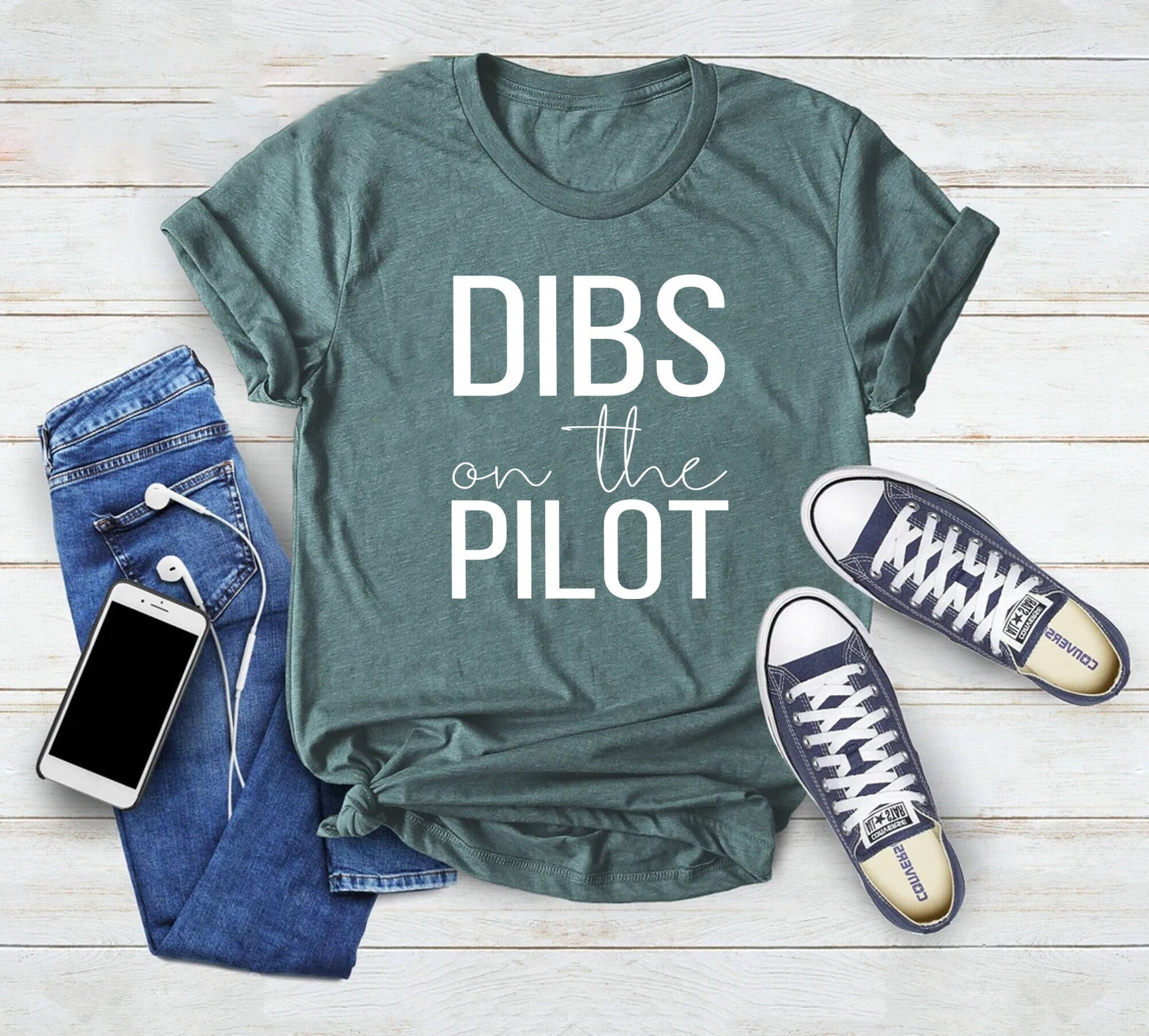 Dibs On The Pilot T-shirt, Pilot Wife Shirt, Pilot Girlfriend, Aviation ...