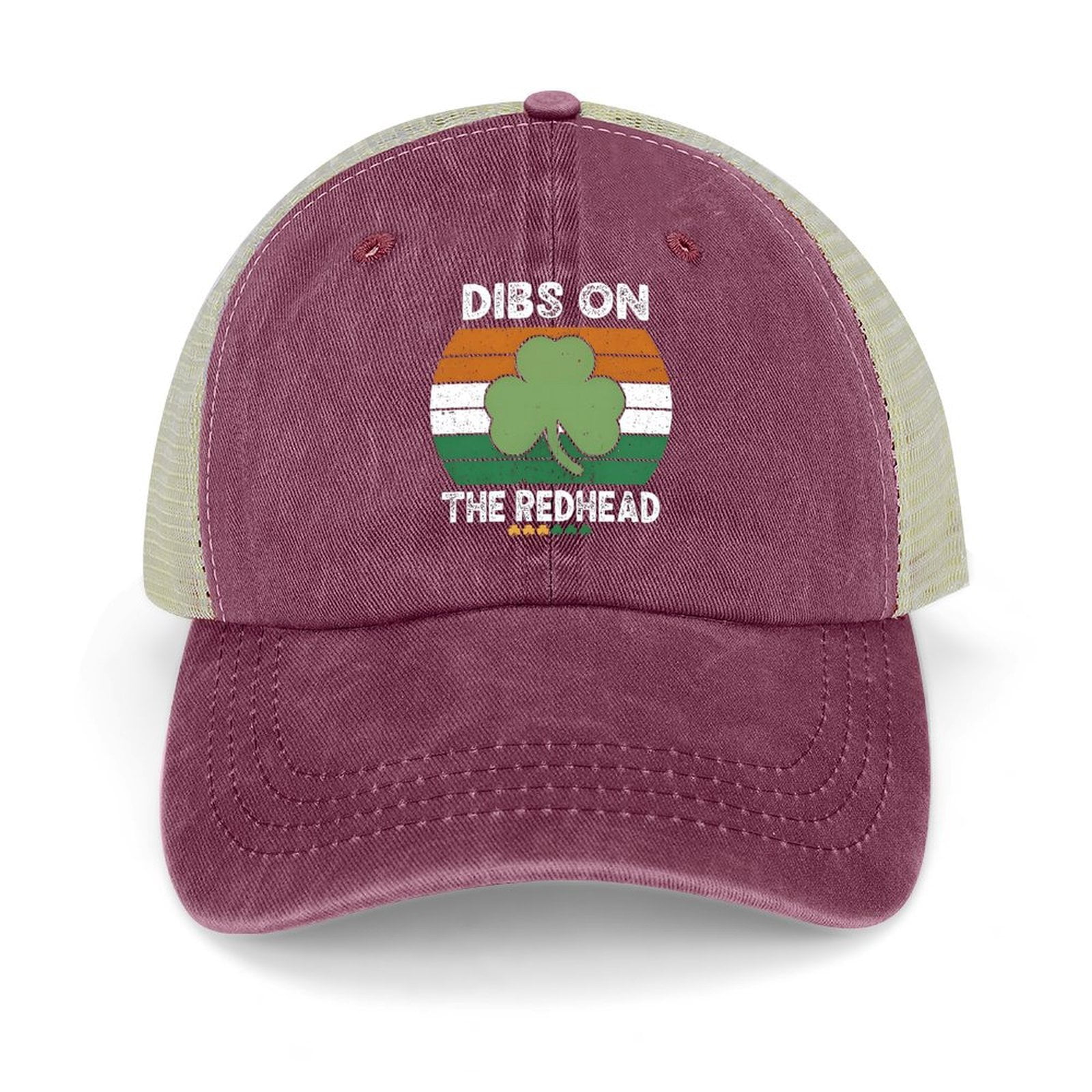 Dibs on The Redhead Wine Red Hat Adjustable Funny Fashion Unisex ...