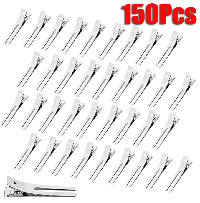 Dicasser 150Pcs Metal Duck Billed Hair Clips for Women Styling ...