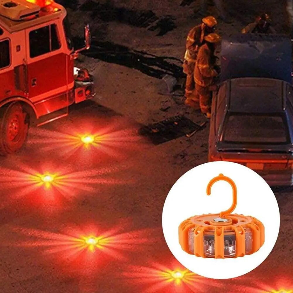 Dicasser 1Pcs Led Emergency Warning Light 12 LED Waterproof Road ...