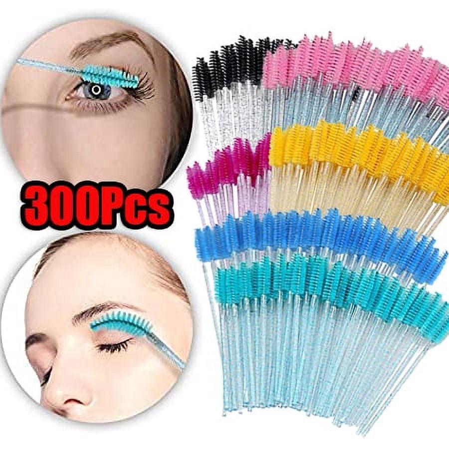 RAGUPEL 300PCS Disposable Crystal Mascara Wands, Eyelash Brow ...