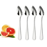"All Top Bargains 4pc Stainless Steel Grapefruit Spoons, Serrated Edge ...