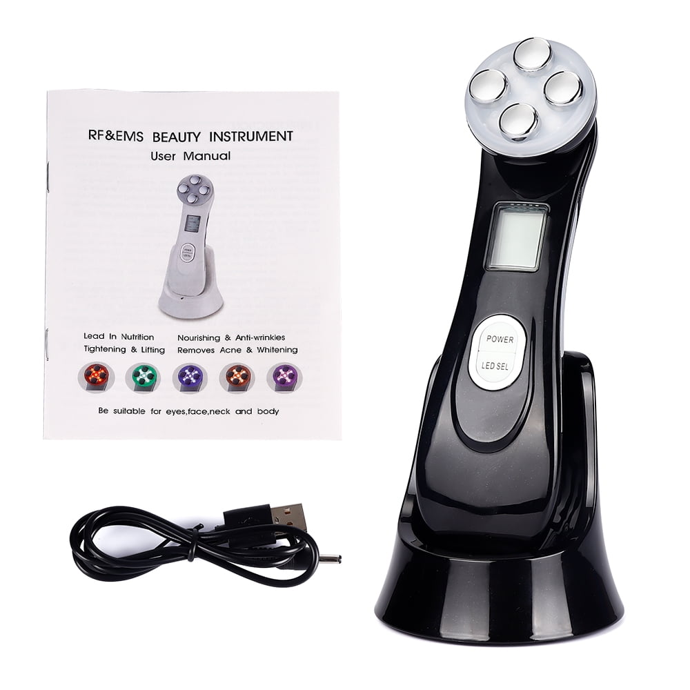 Dicasser Face Massage Machine 5 In 1 Facial Neck Eye Beauty Portable ...