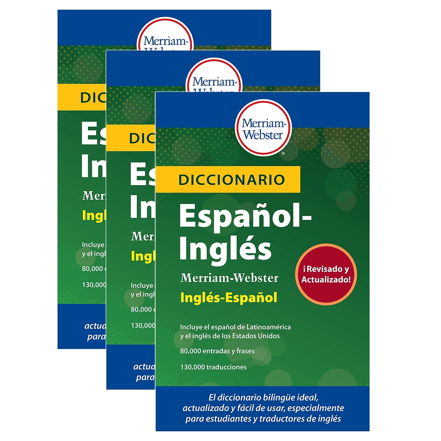 Diccionario Espanol-ingles Merriam-Webster, Pack of 3 - Walmart.com