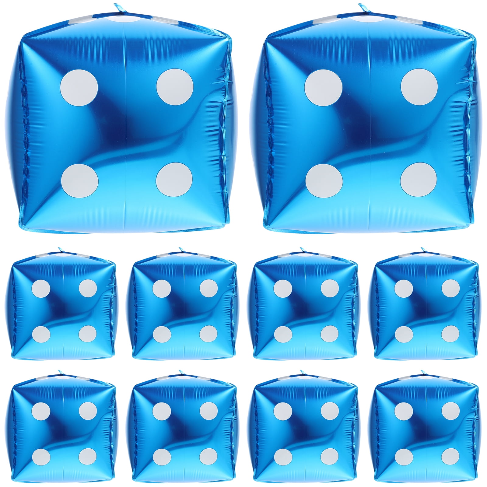 Dice Balloon Casino Theme Party Decorations Backdrop Balloons Square ...