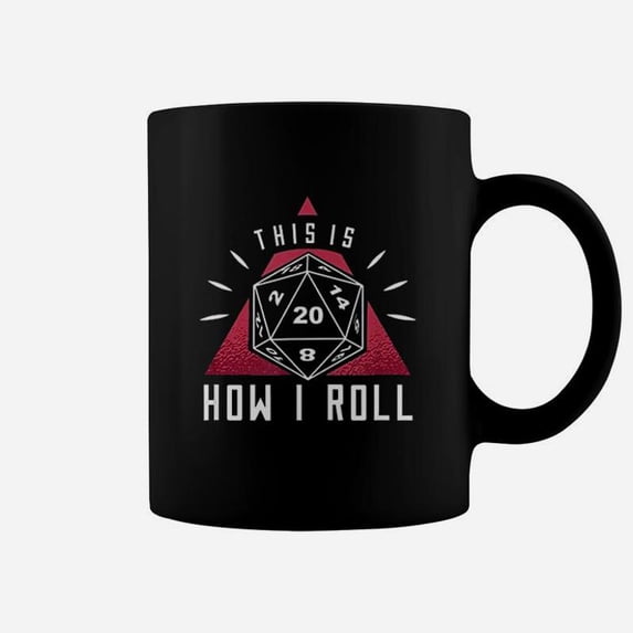 Dice Boardgame Dragons Master This Is How I Roll Coffee Mug - Walmart.com
