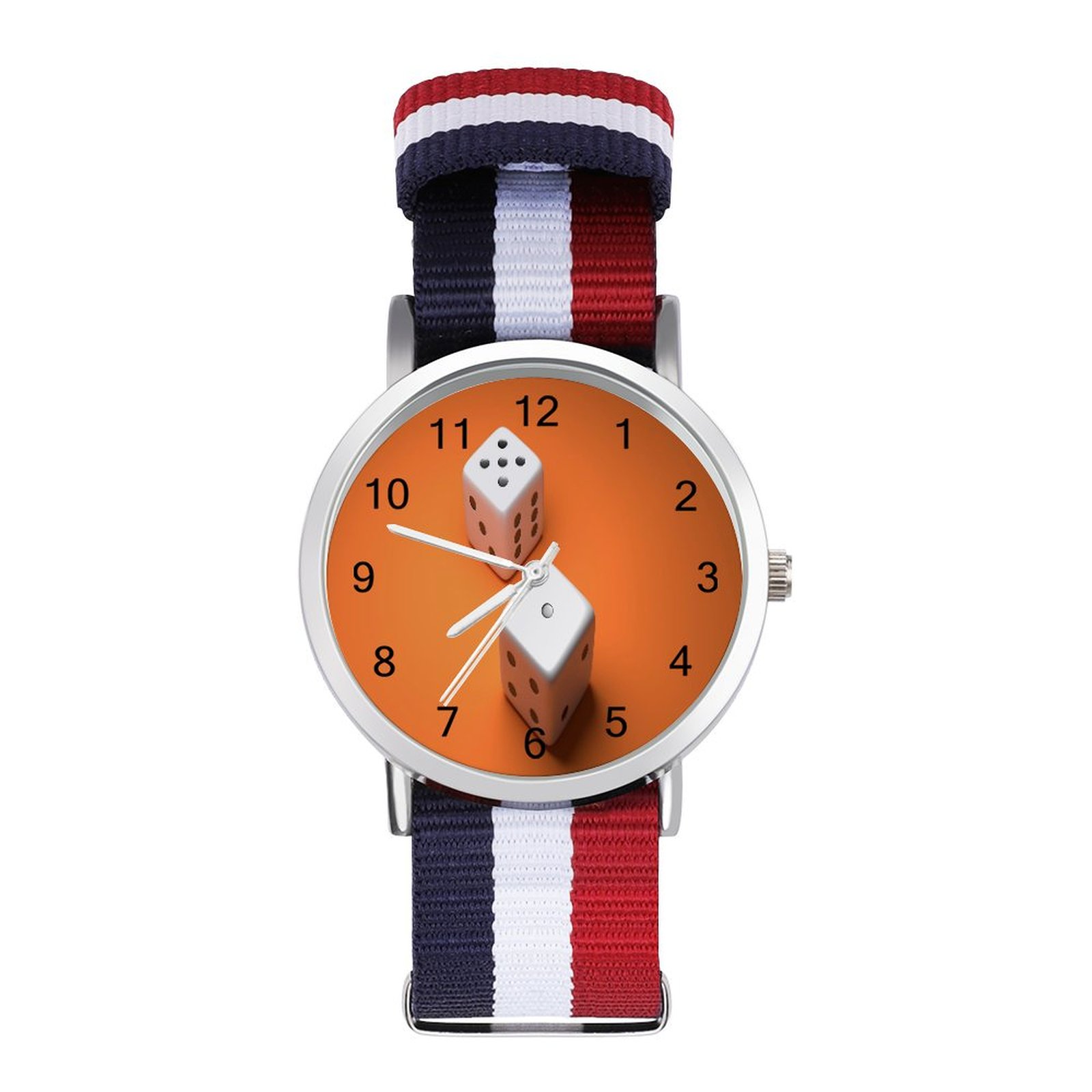 Dice Casual Wrist Watches for Men Women Simple Large Face Watch ...