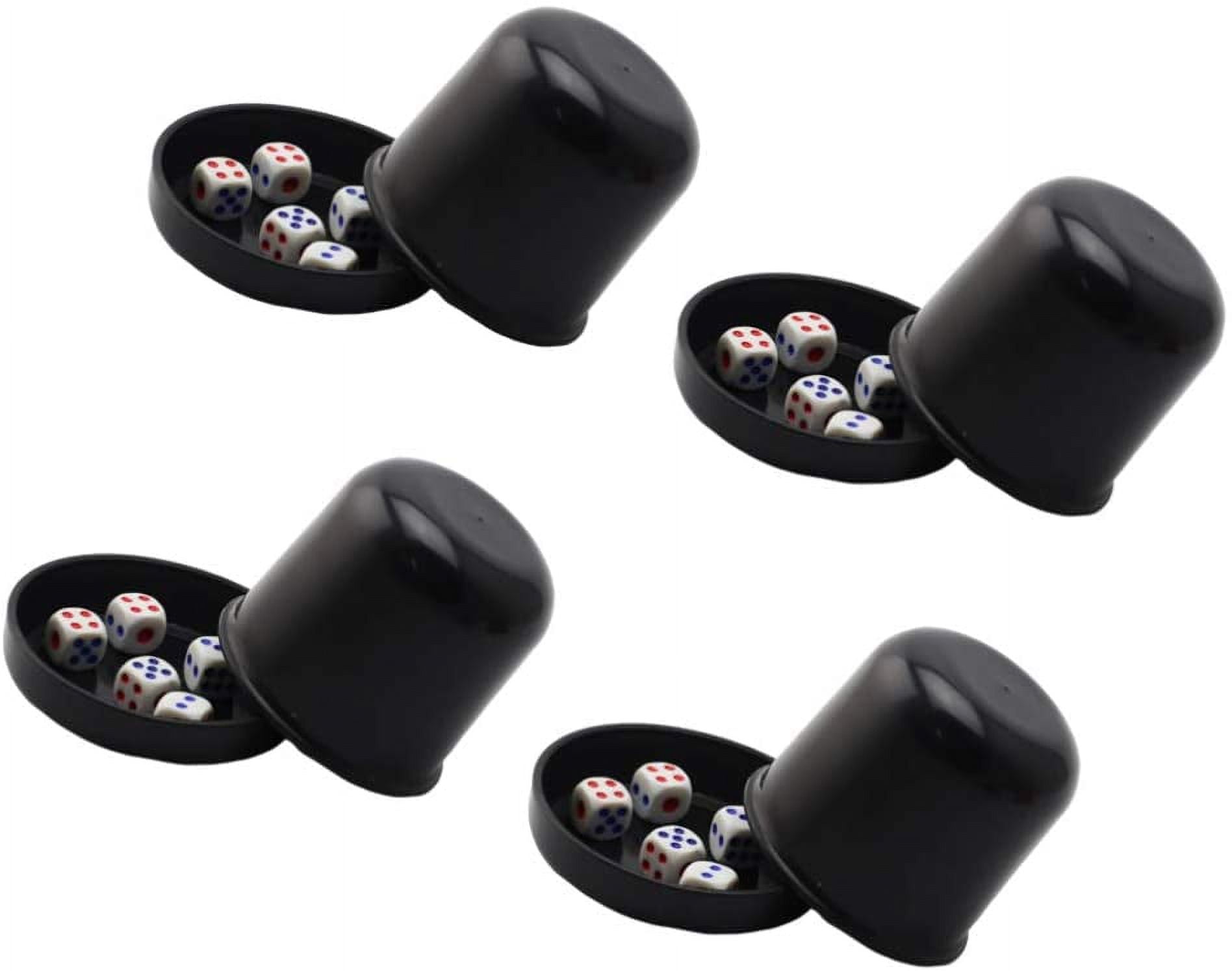 Dice Cup Set Games Professional Plastic Dot Dices For Liars Yahtzee ...