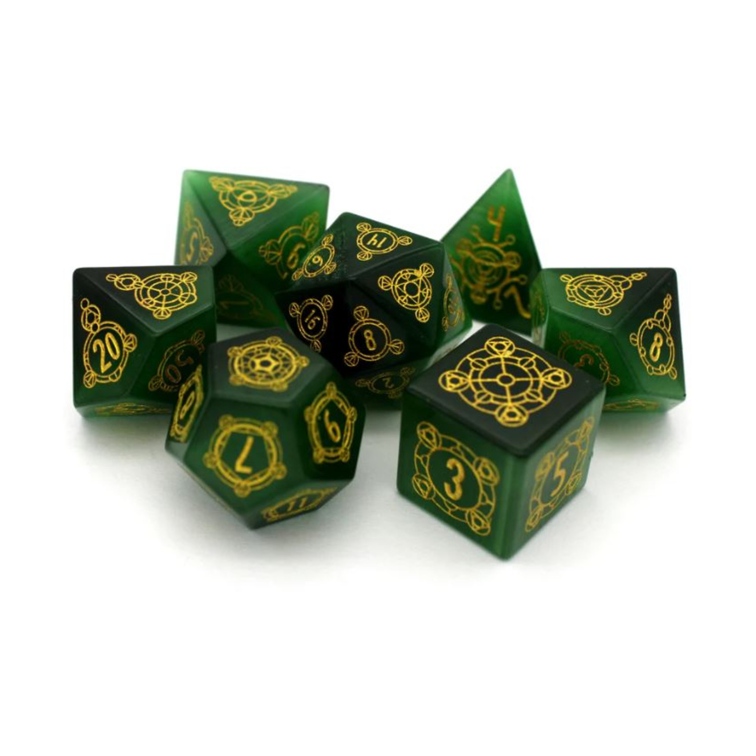 Dice Envy Poly Set Luckstone (7) New - Walmart.com