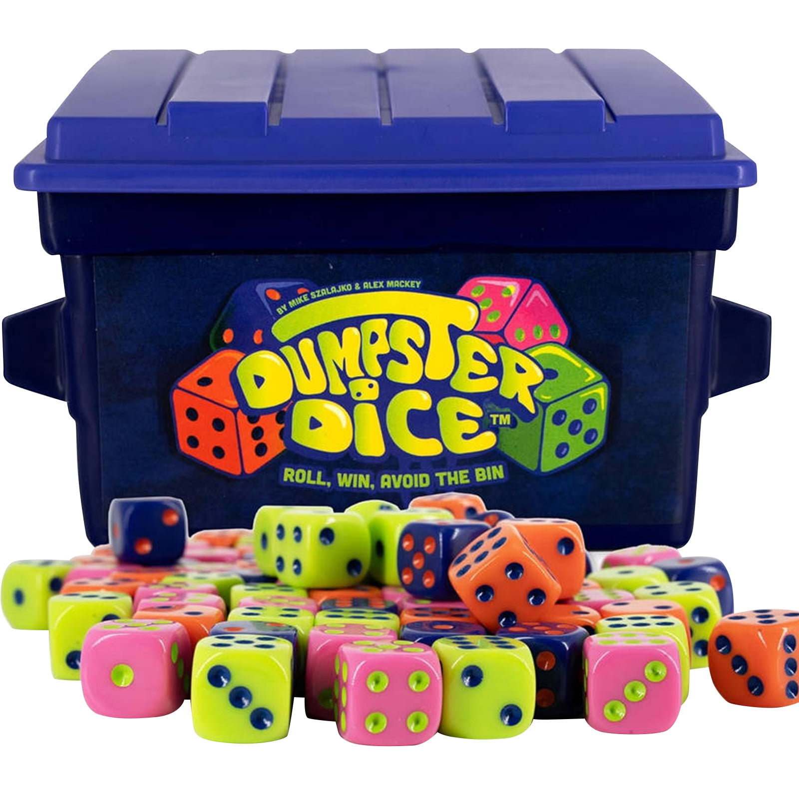 Dice Games Dumpster Dice Fast-Paced Family Dice Game Fun 4-Player Board And Dice Game With ...