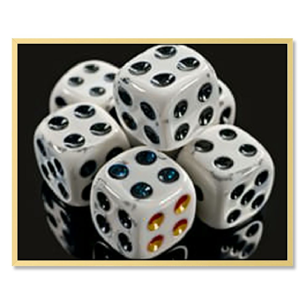 Dice Graphics Wall Art Canvas Painting Prints Hanging Picture Artwork ...