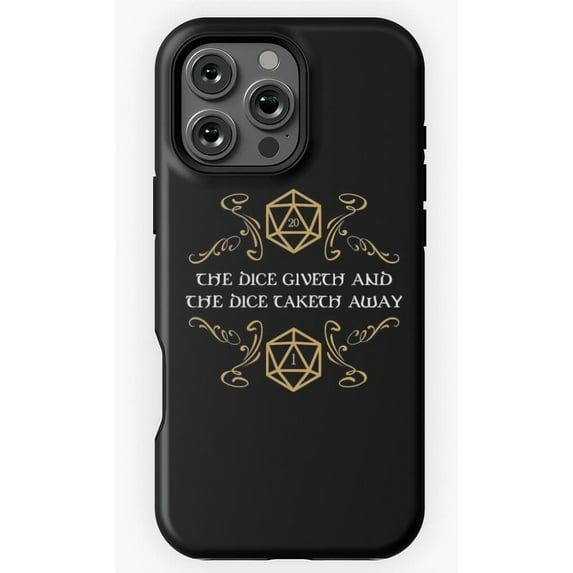 Dice Natural 20 Critical Fail RPG Gamer Art iPhone 11–16 Pro Max ...