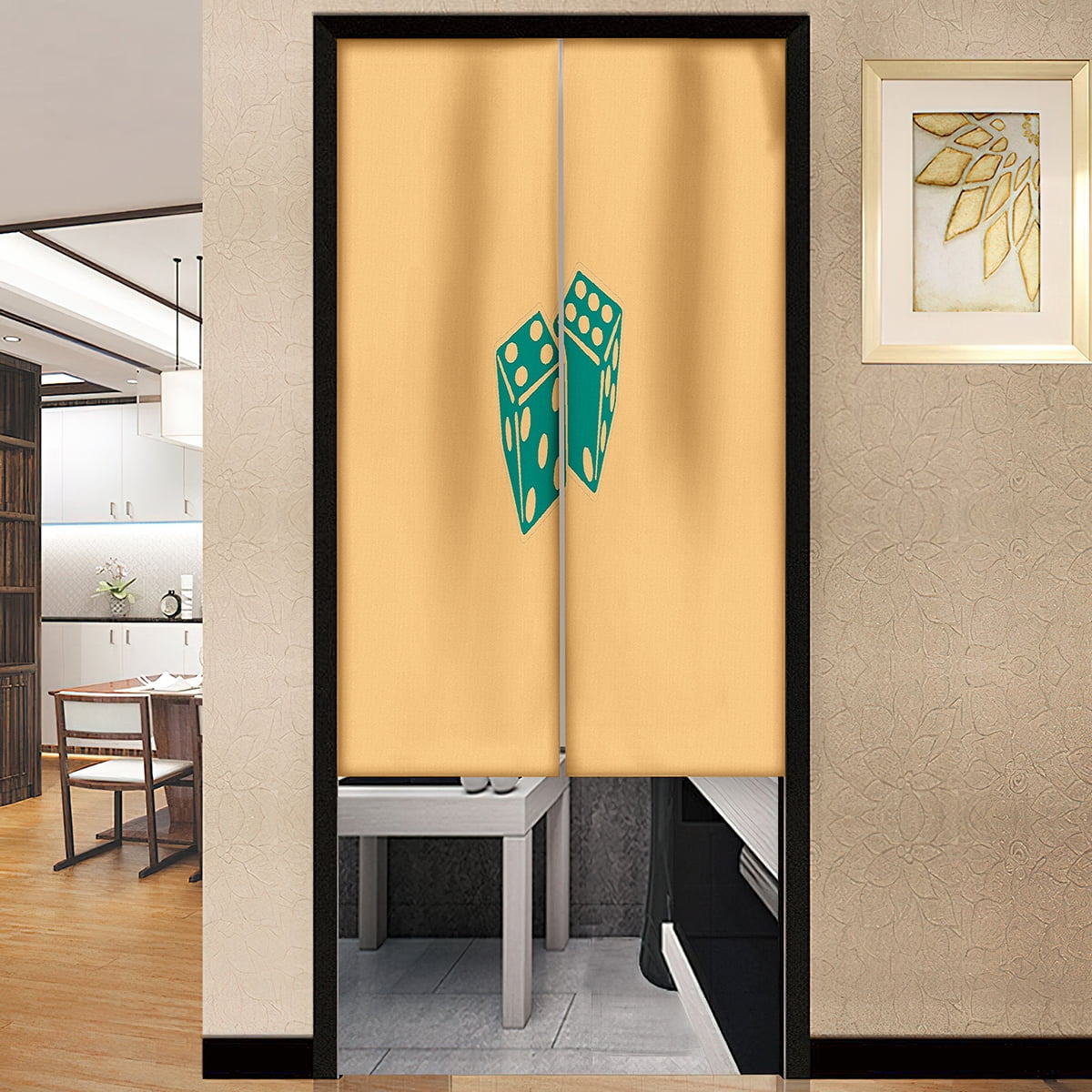 Dice Number Games Door Curtains Tabletop Game No Punching Partition ...