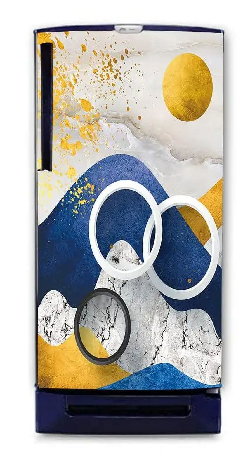 Dice Pattern Refrigerator Stickers Hippie Hip Hop Style Fridge ...