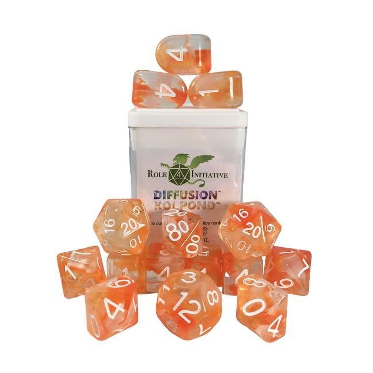 Dice with Arch D4 Diffusion, Koi Pond - Set of 15 - Walmart.com