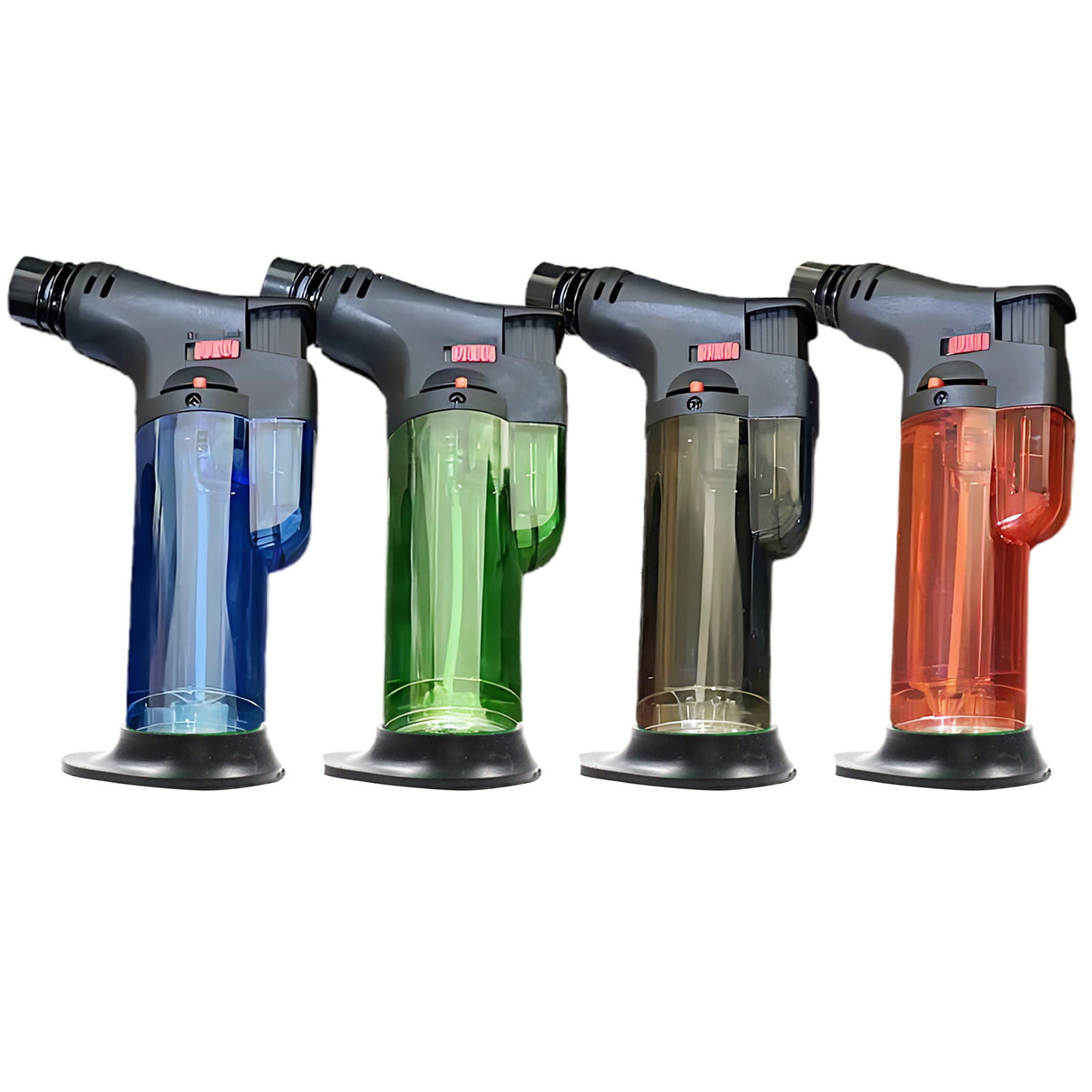 Diceymbol 2025 New Torch Lighter with Large Gas Tank Refillable Butane ...