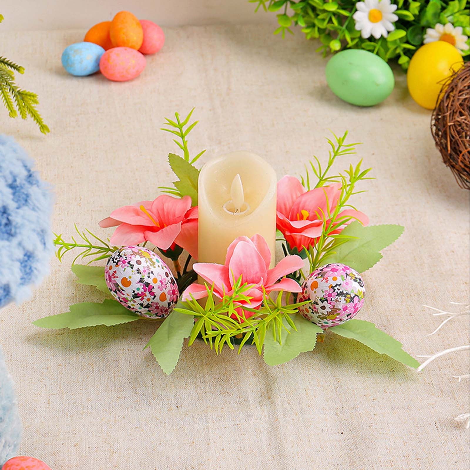 Diceymbol 2025 New Easter Candlestick Decoration Living Room Table ...