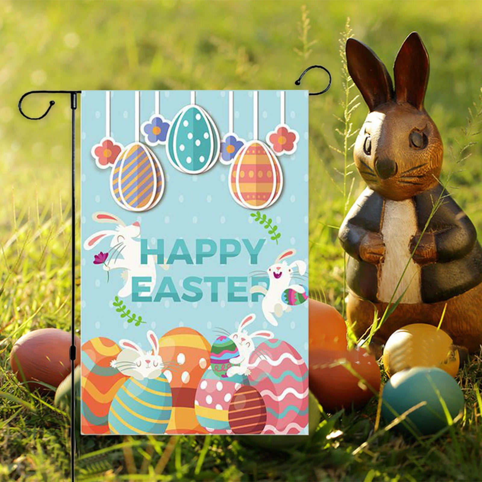 Diceymbol 2025 New Easter Day Ambience Decoration Gardens Flag Cartoons ...