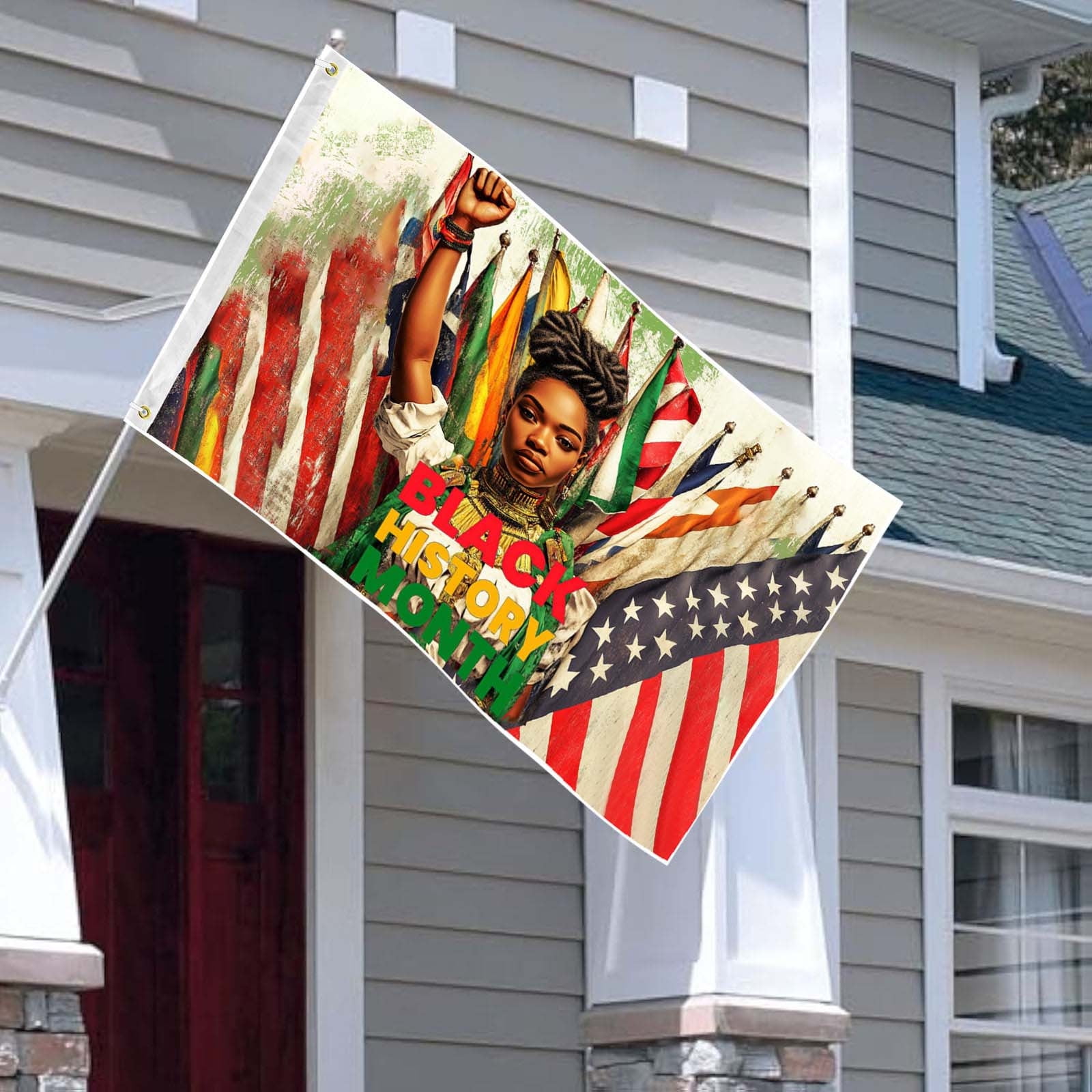 Diceymbol 2025 New Month Flag Color and Fade Proof Americans Flags ...