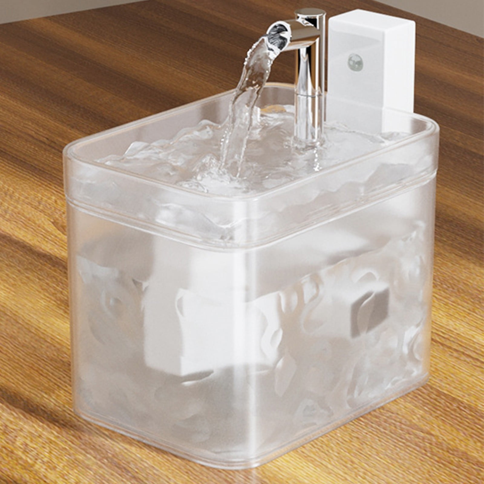 Diceymbol Automatic Cat Water Fountain with Sensor Unplugged, Silent ...