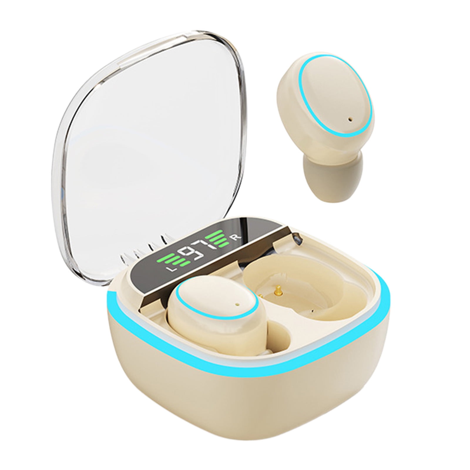 Diceymbol Christmas Bluetooth Headphones Wireless Earbuds Full Earmuffs ...