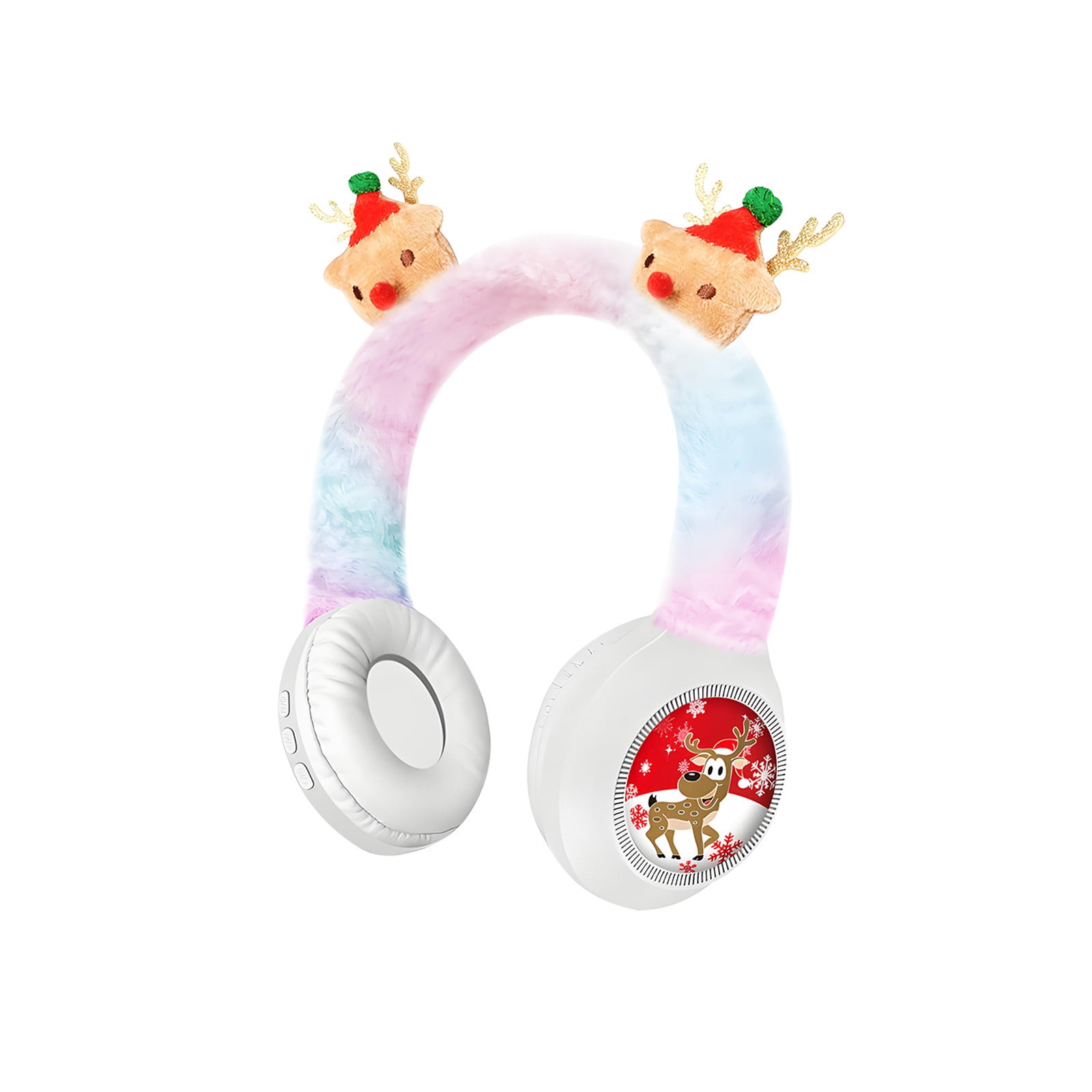 Diceymbol Christmas Bluetooth Headphones Wireless Earbuds Full Earmuffs ...