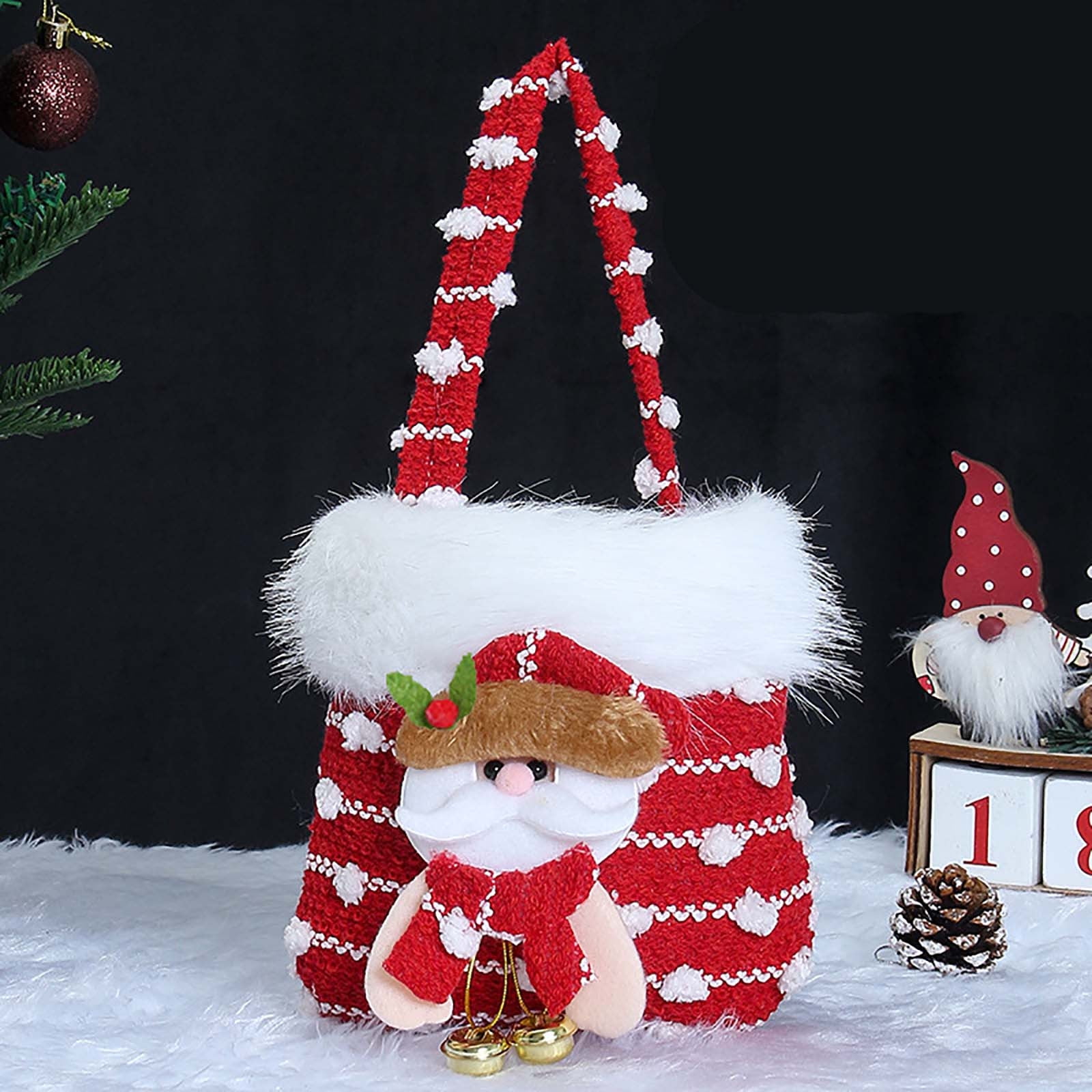 Diceymbol Christmas Gift Bags Holiday Treat Bags Seasonal Party Favor ...