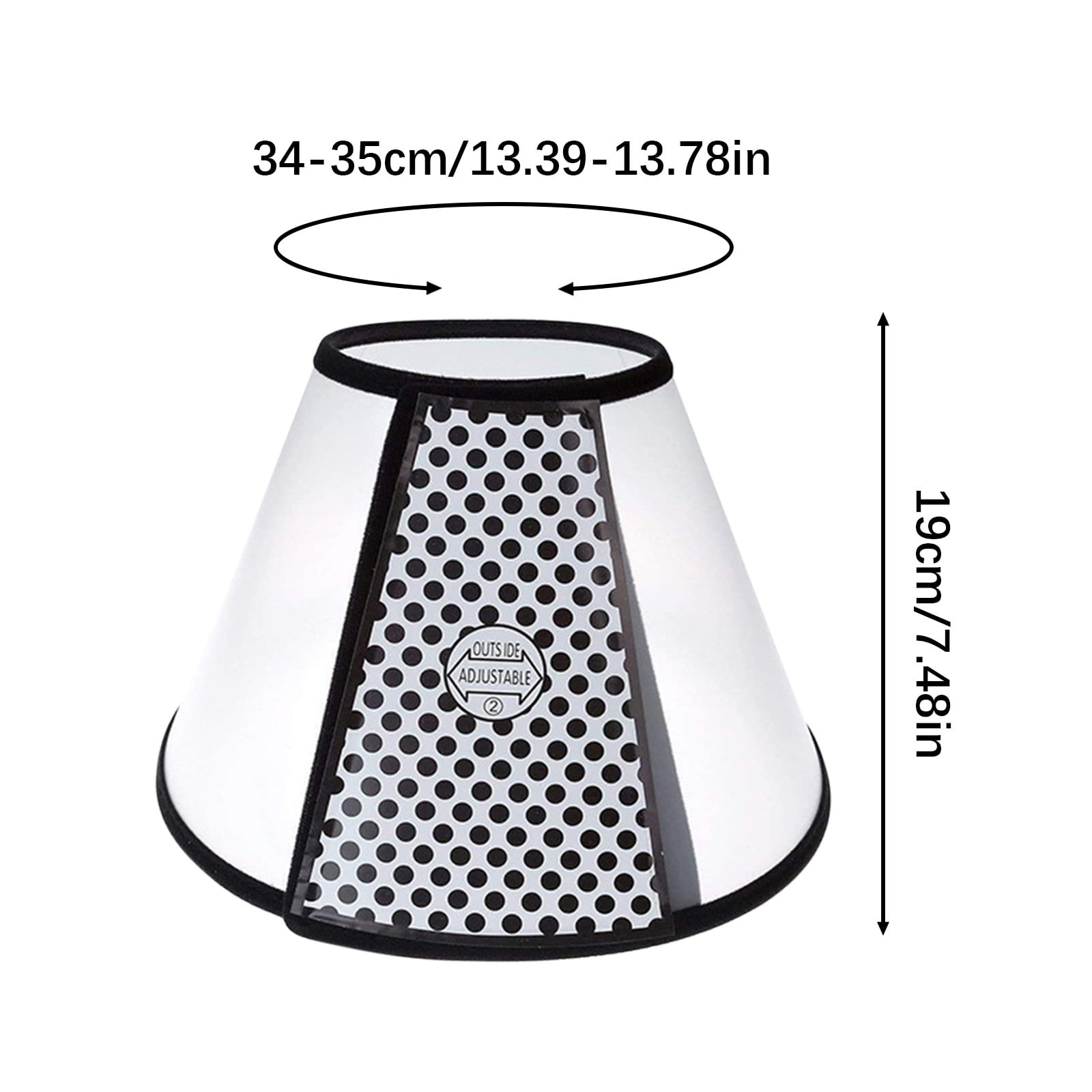 Diceymbol Convertible Pet Cone Collar - Dual-Purpose Protective Cover ...