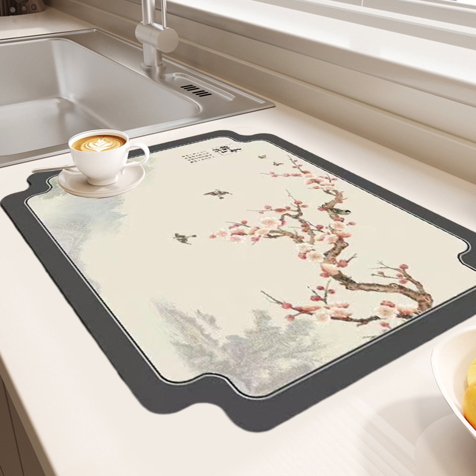 Diceymbol Delicate Diatomite Antiskid Mat Faux Leather Placemats ...