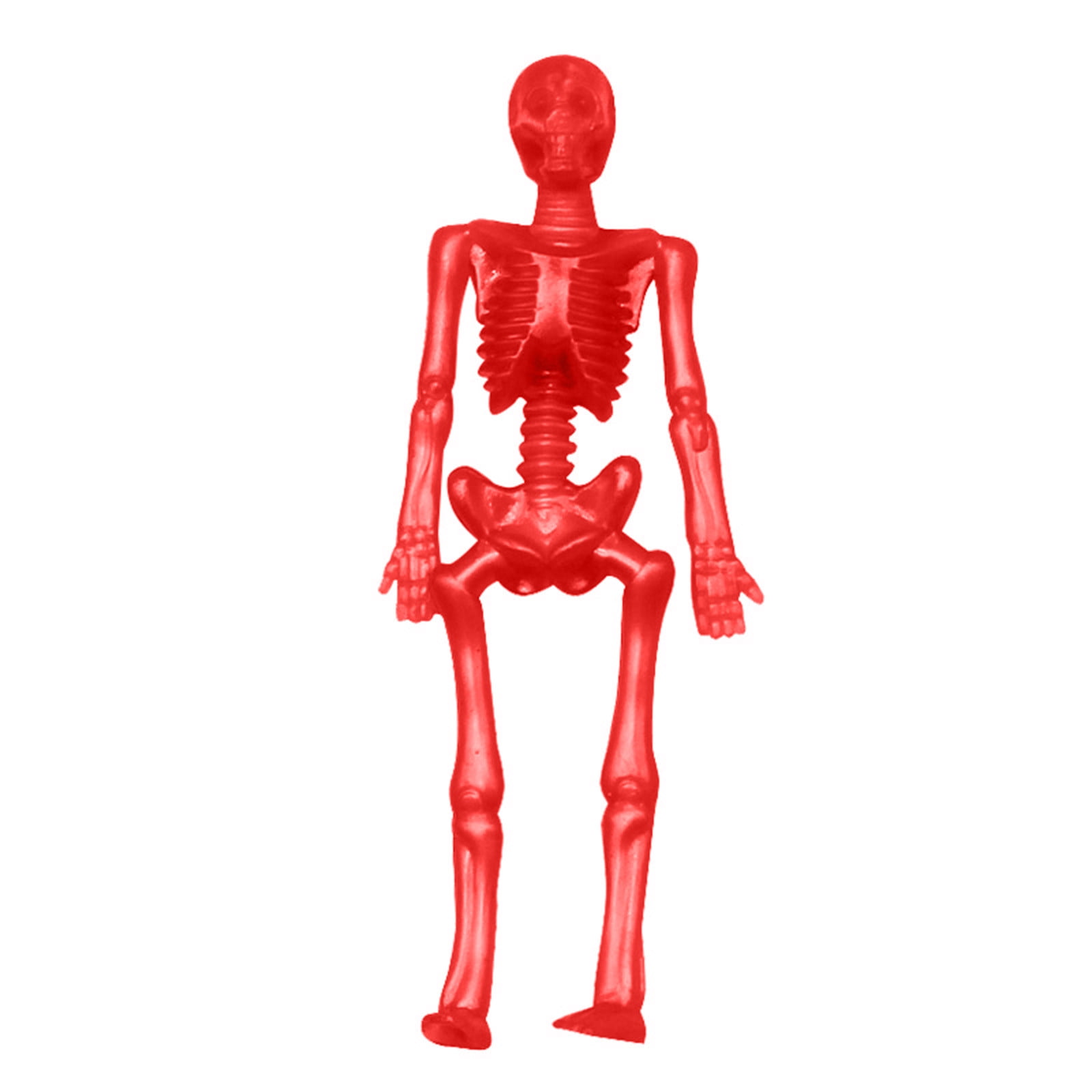 Diceymbol Elastic Stretchy Skeleton Toy Soft Rubber Halloween Prank ...