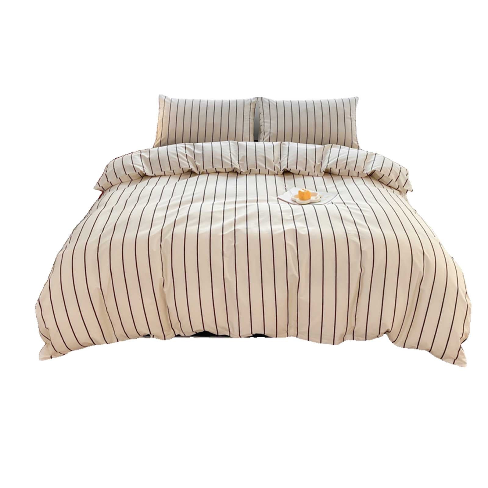 Diceymbol Essentials Twin Stripes Print Comforter Cozy Soft All Season ...