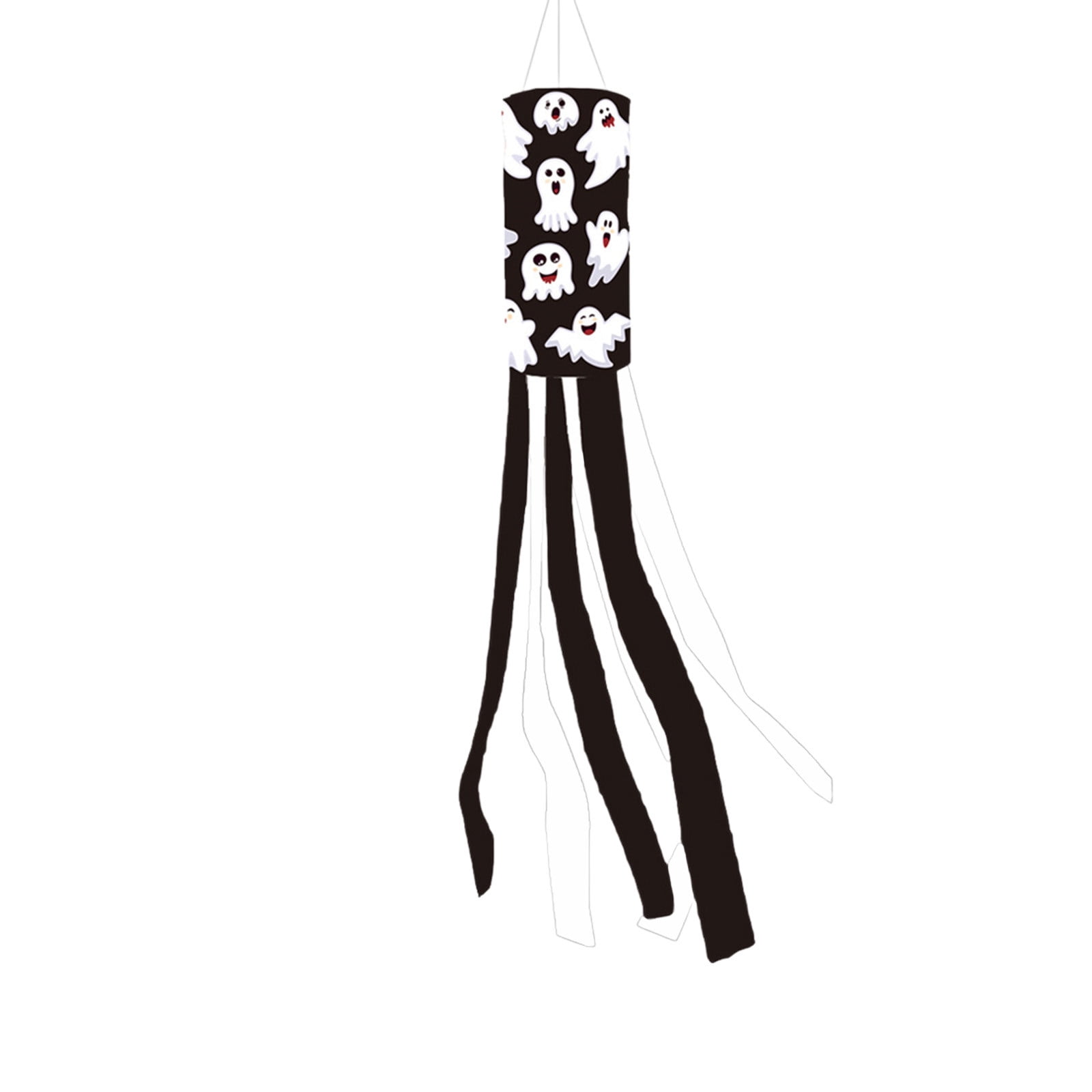 Diceymbol Funny Ghost Windsock 39.4" Halloween Yard Decoration with ...