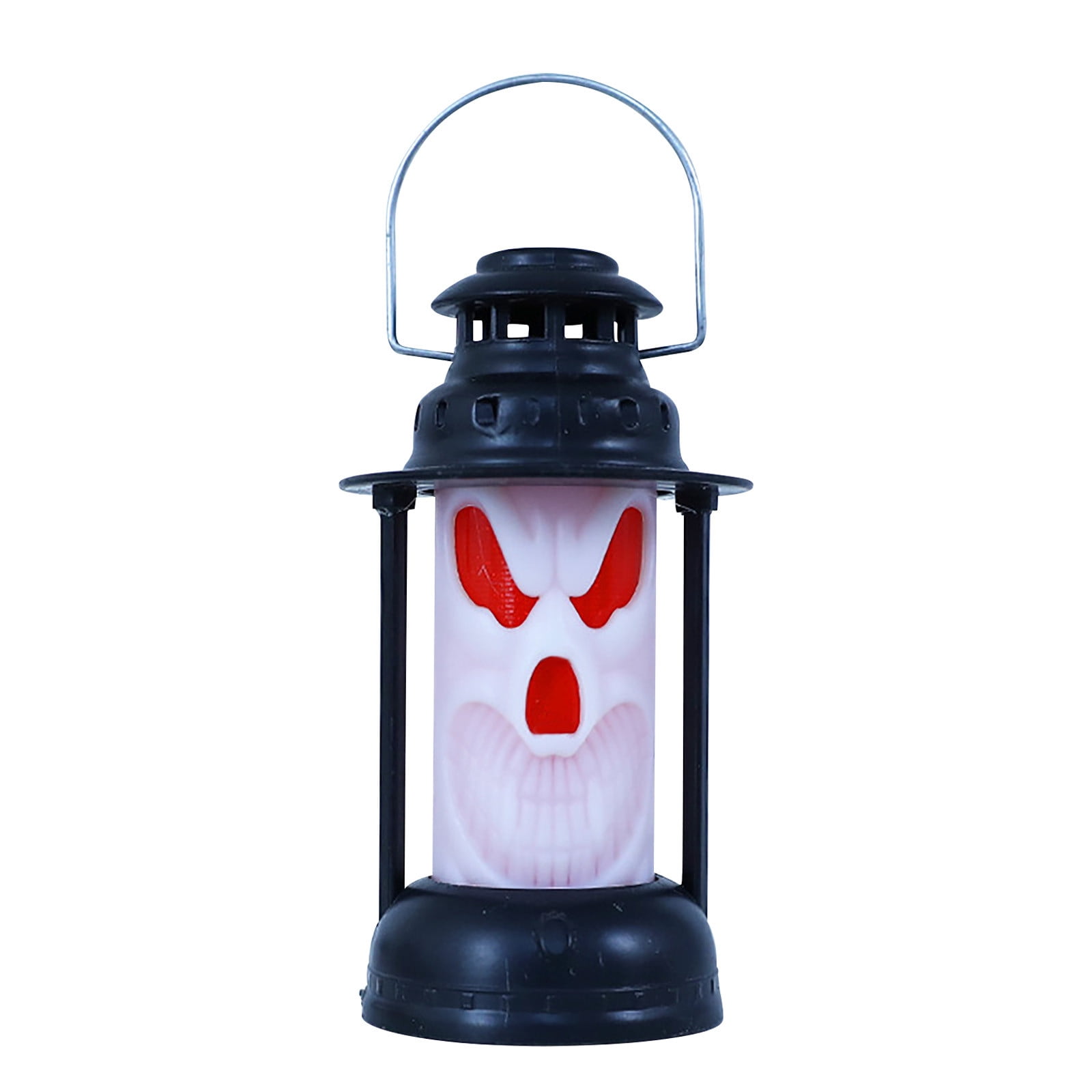 Diceymbol Halloween Skull Kerosene Lamp Realistic Oil Burning ...