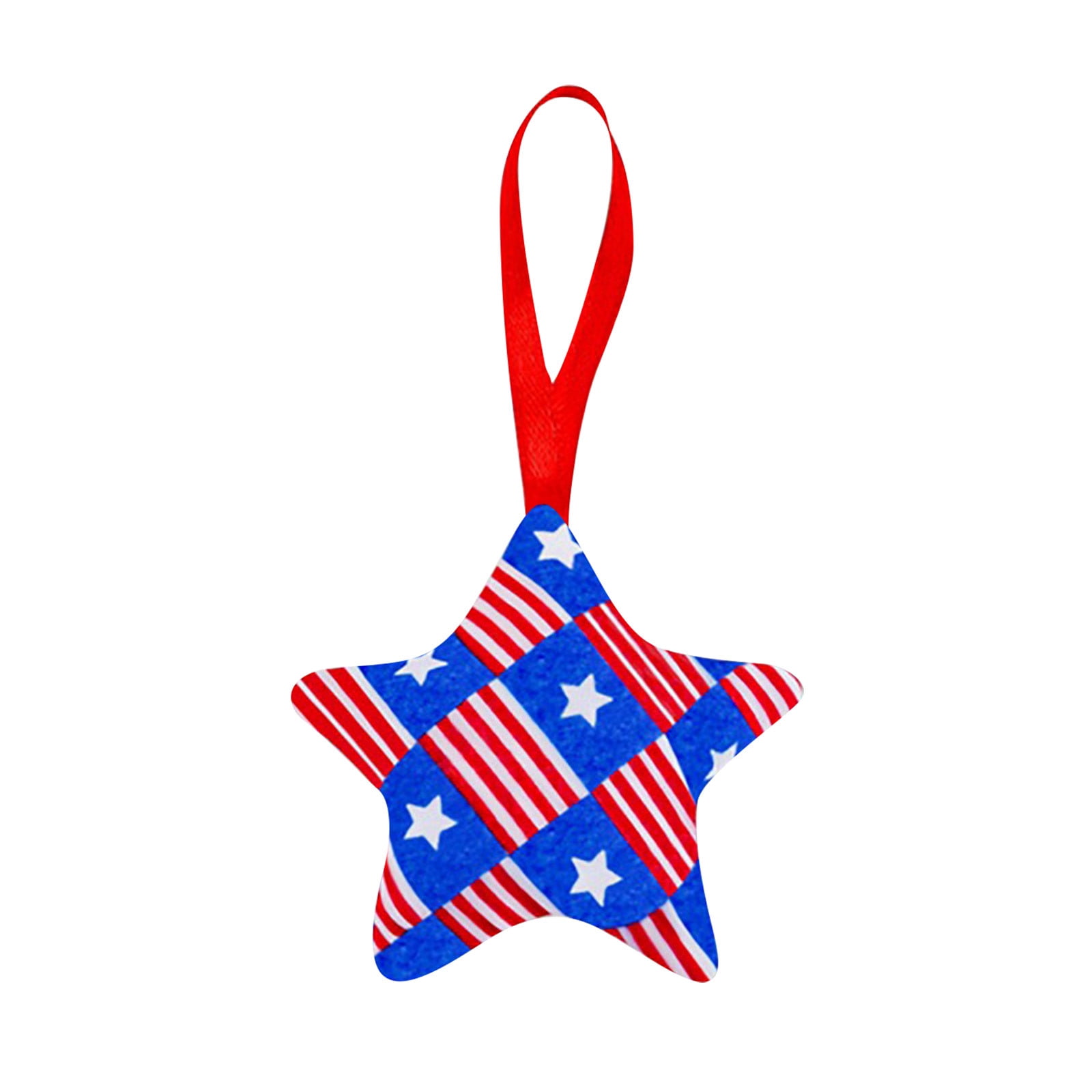 Diceymbol Independence Day Star Decor Cotton-Filled Patriotic Hanging ...