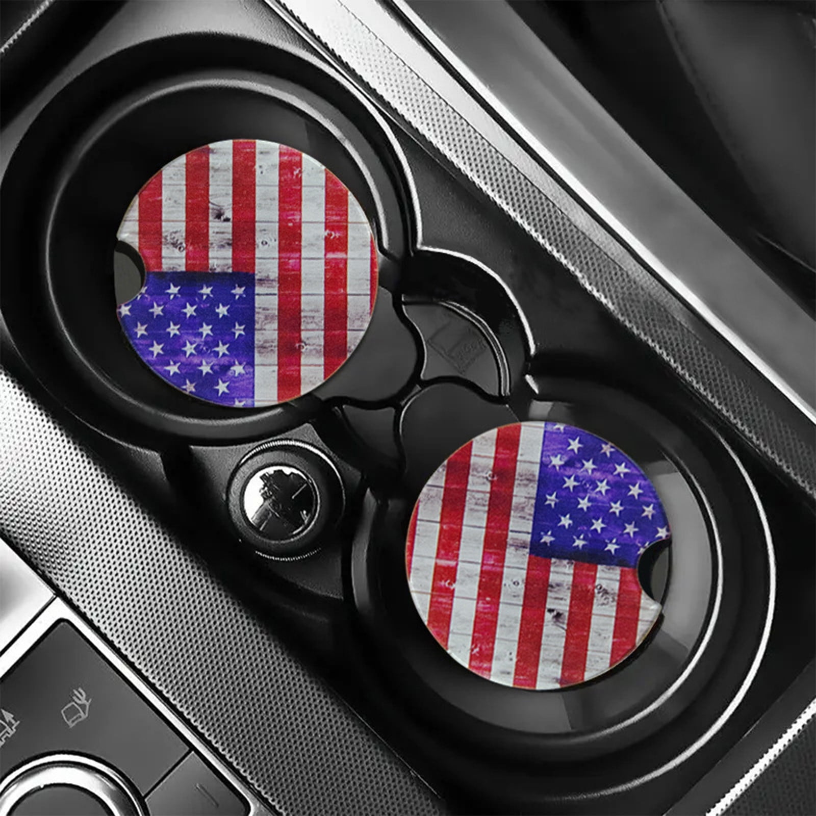 Diceymbol Patriotic Auto Accessories Smart Vibration-Activated LED ...