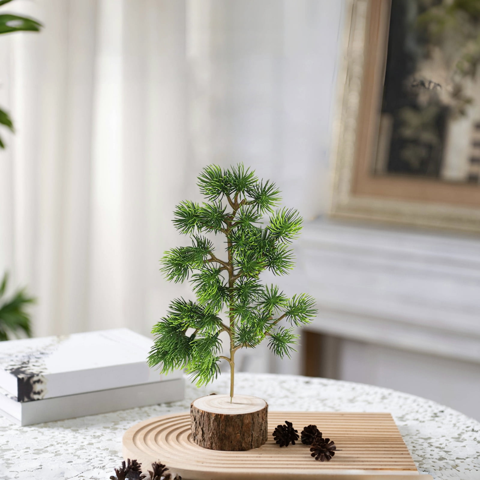 Diceymbol Realistic Fake Pine Branches - Lifelike Plastic Greenery for ...