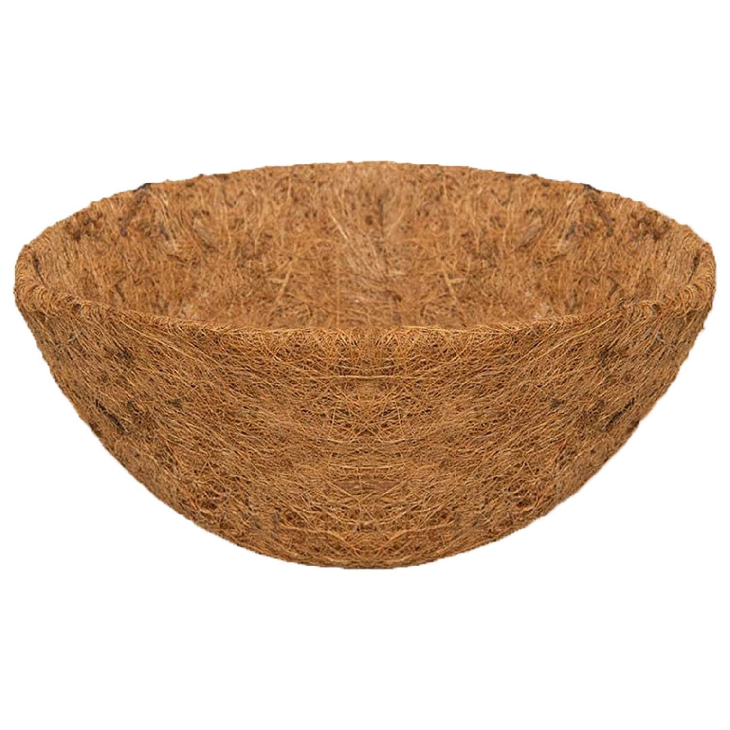 Diceymbol Round Hanging Planter with Coconut Fiber Liner Eco-Friendly ...