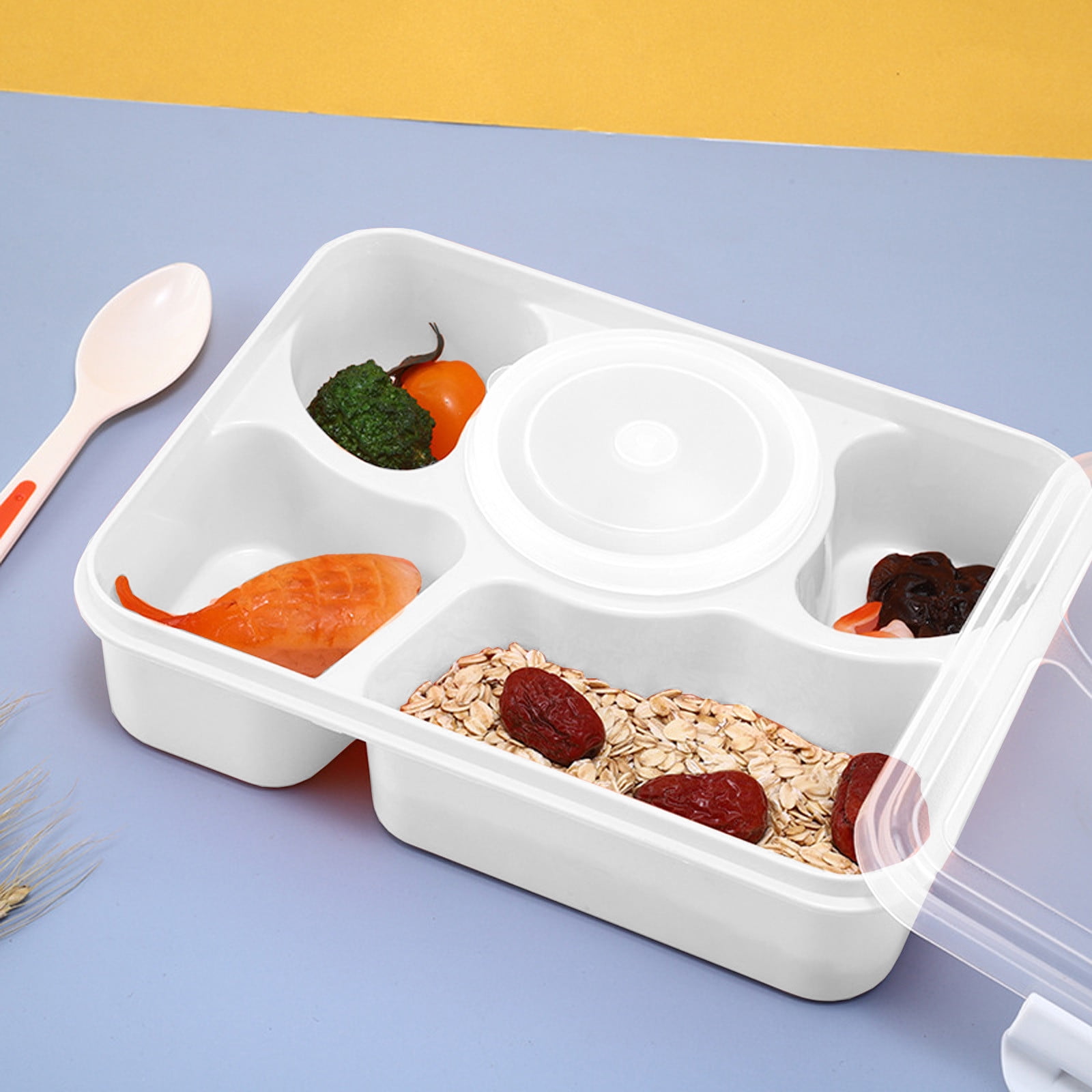 Diceymbol Sealed Soup Bowl Five Compartments Lunch Box Daily ...