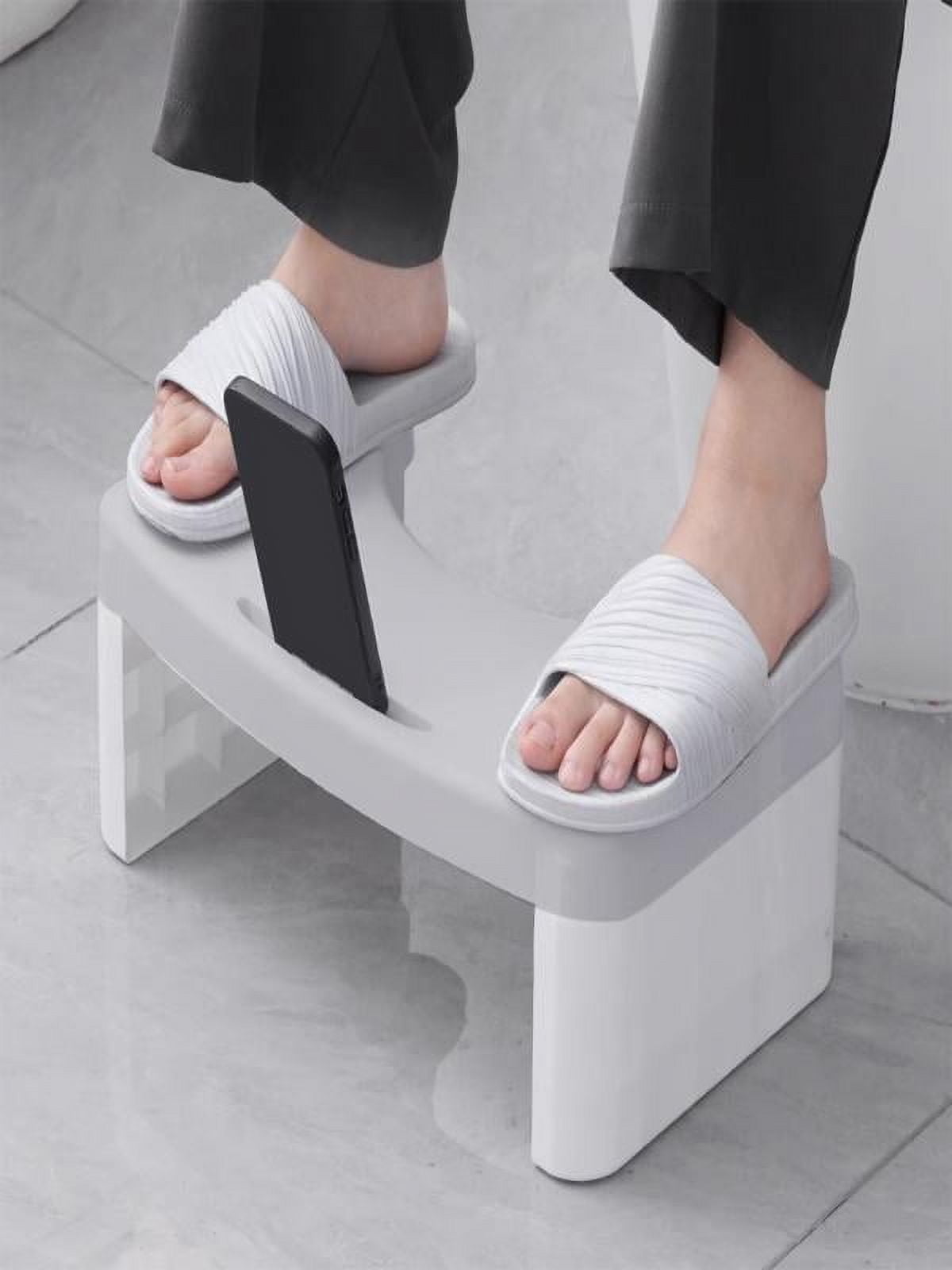 Diceymbol Toilet Stool Squatting Poop Stool Bathroom Potty Step Stool ...