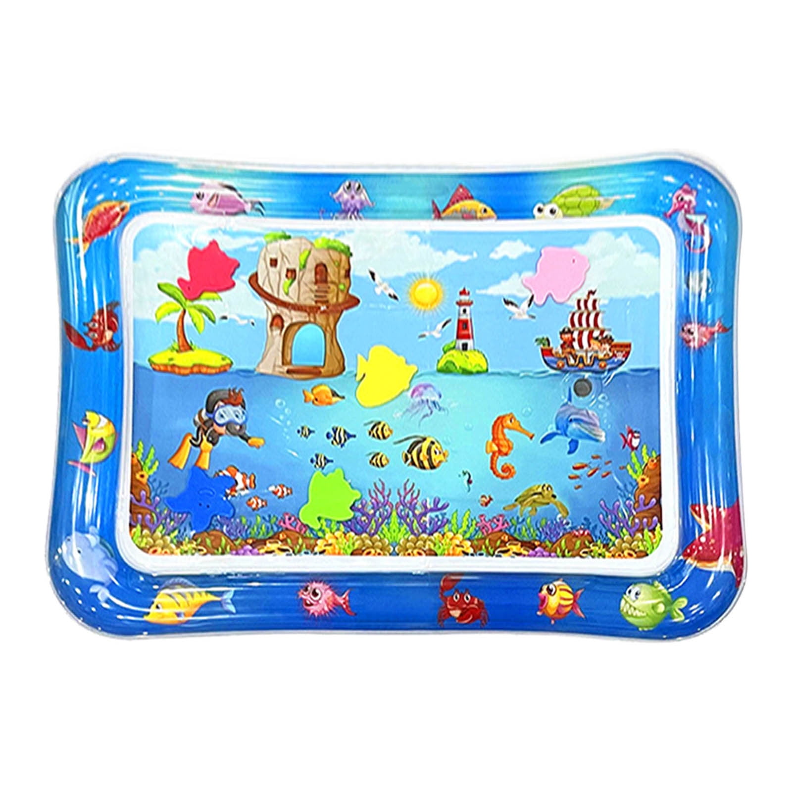 Diceymbol Water Playmat for Cats & Kids Thickened 26x18.5 Inch Sensory ...