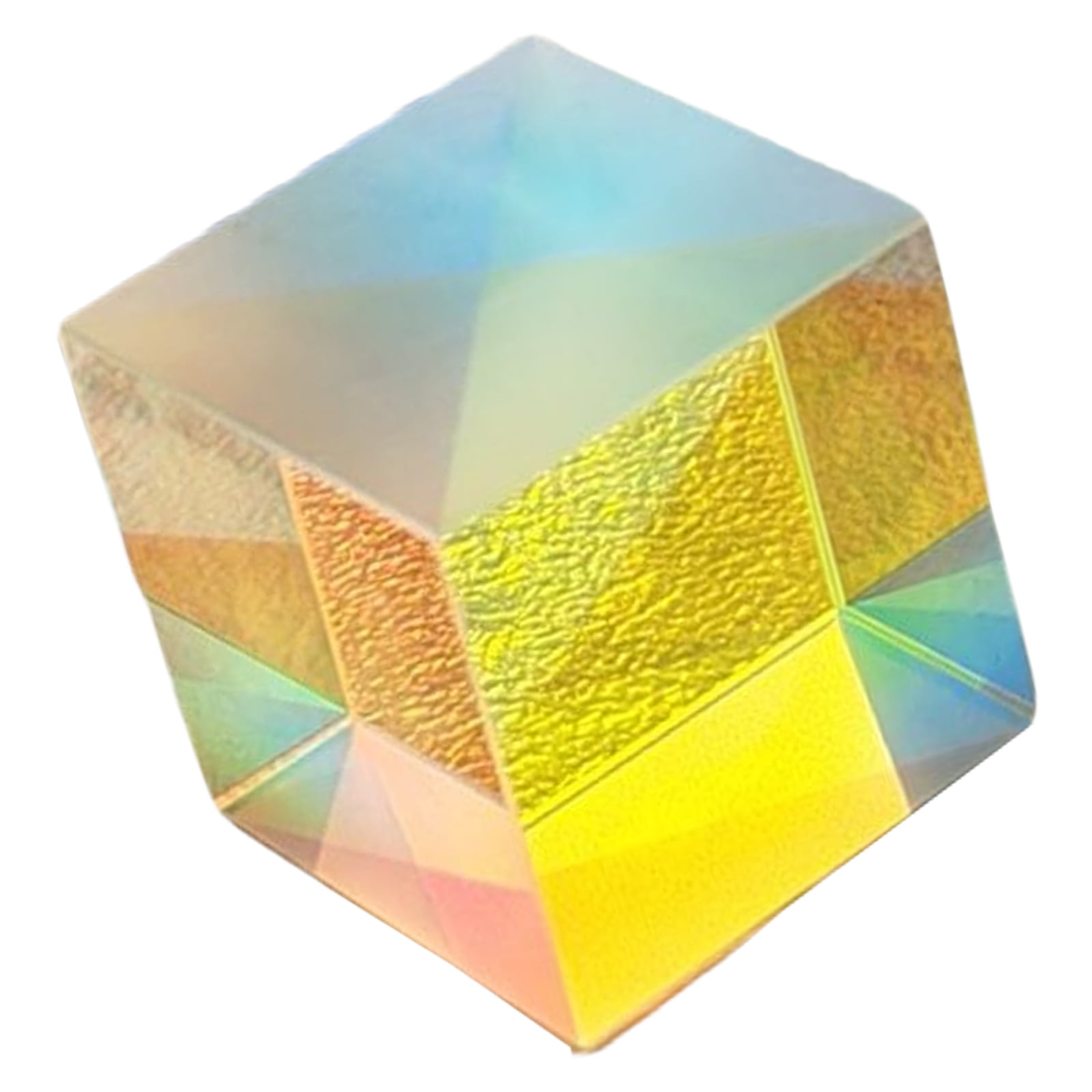 Dichroic X Cubes Glass Optical Light Refractions Cubes Multicolor ...