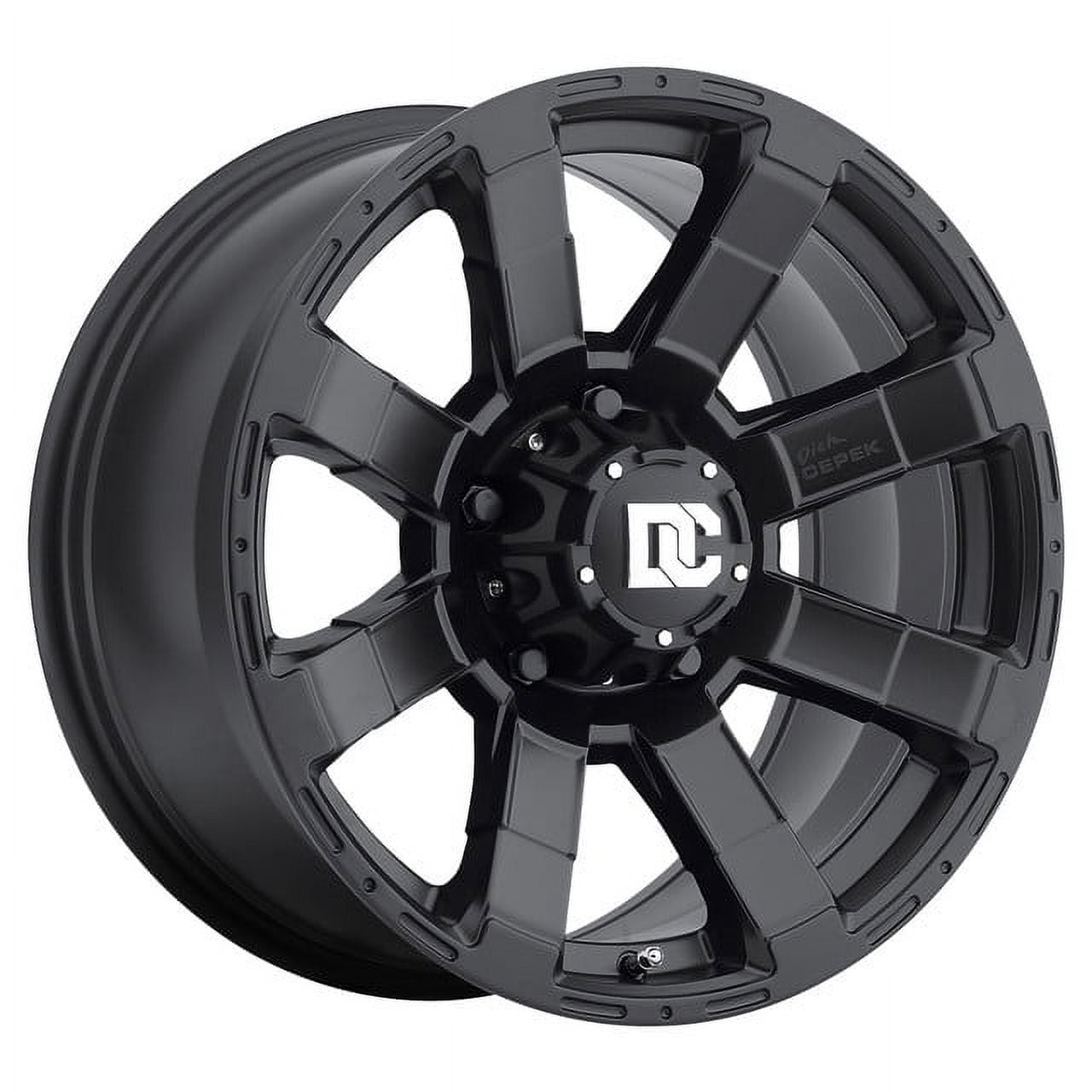 Dick Cepek DC Matrix Wheels with Matte Black W/Lazer Logo Finish ...