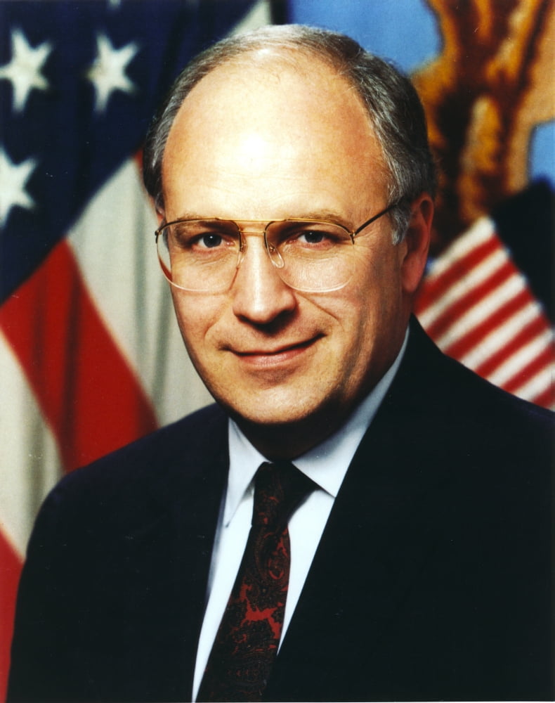 Dick Cheney Portrait in Black Coat Photo Print (24 x 30) - Walmart.com