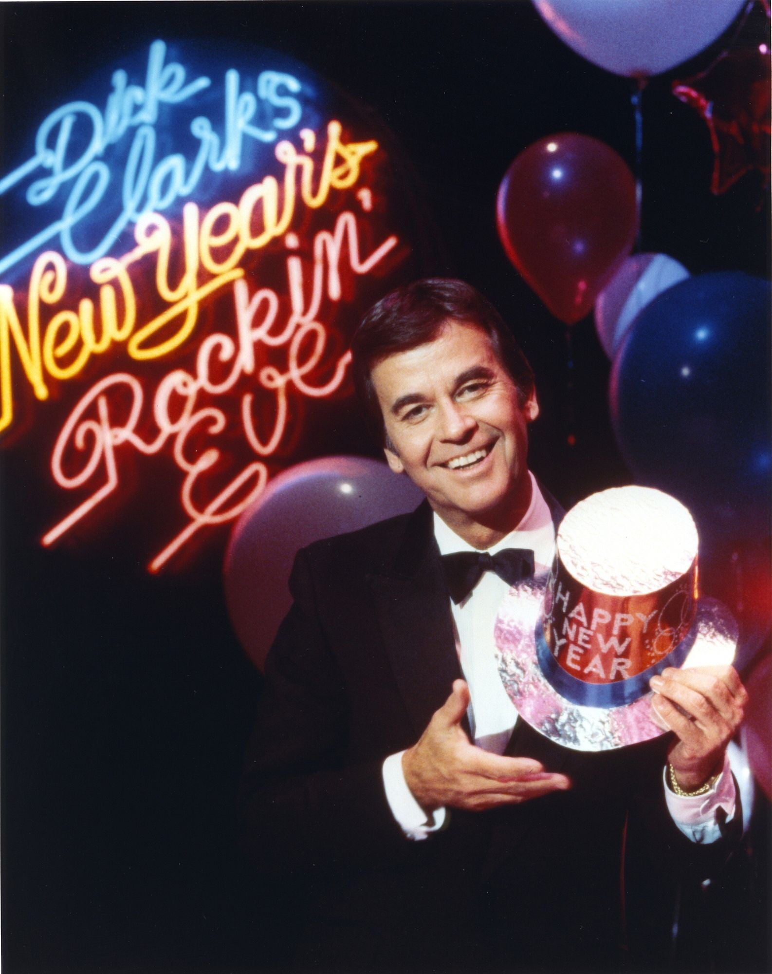 Dick Clark smiling in Black Bowtie Photo Print (24 x 30) - Walmart.com