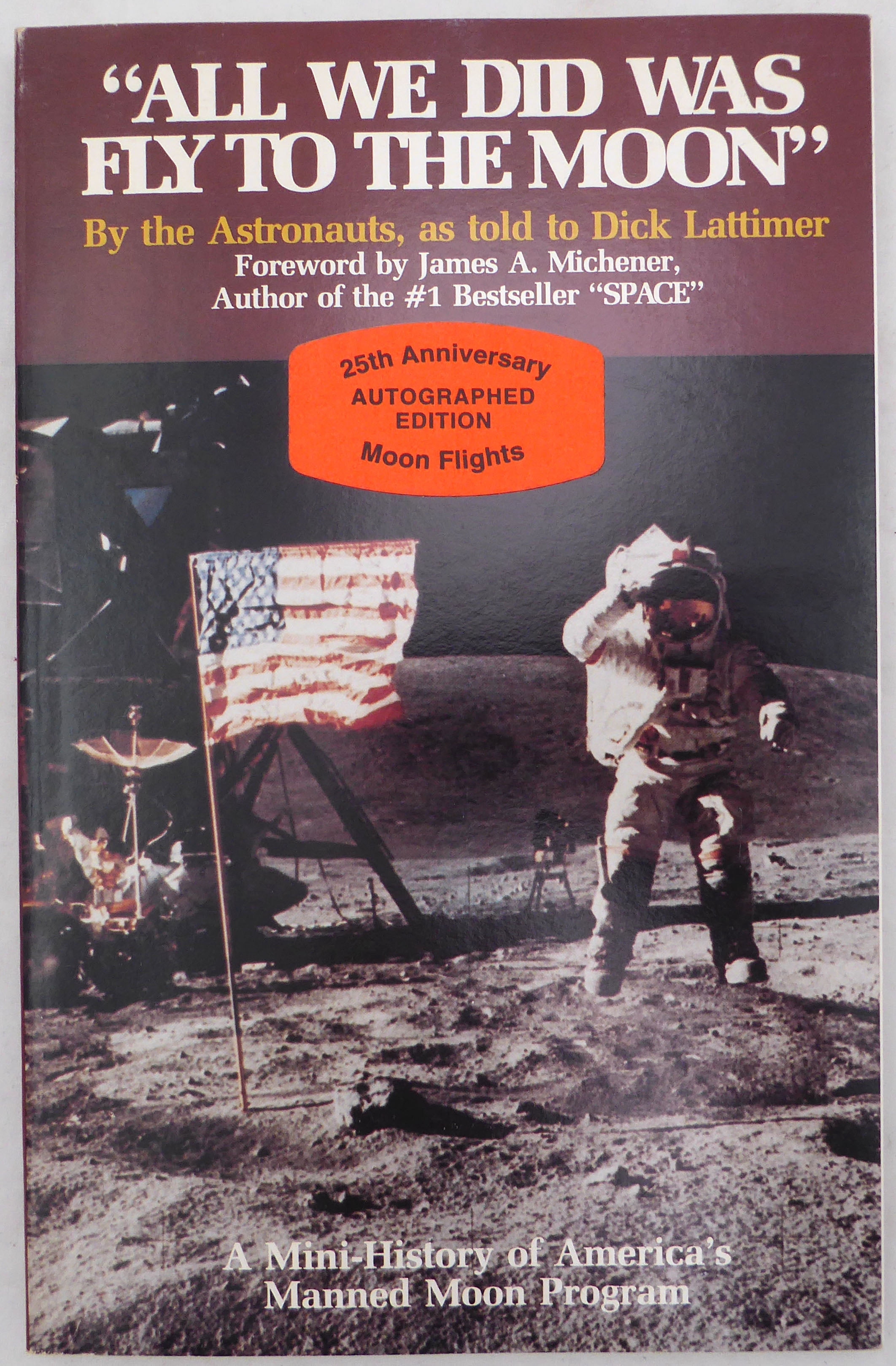 Dick Lattimer Autographed Book Astronaut "Reach For The Stars" SKU ...
