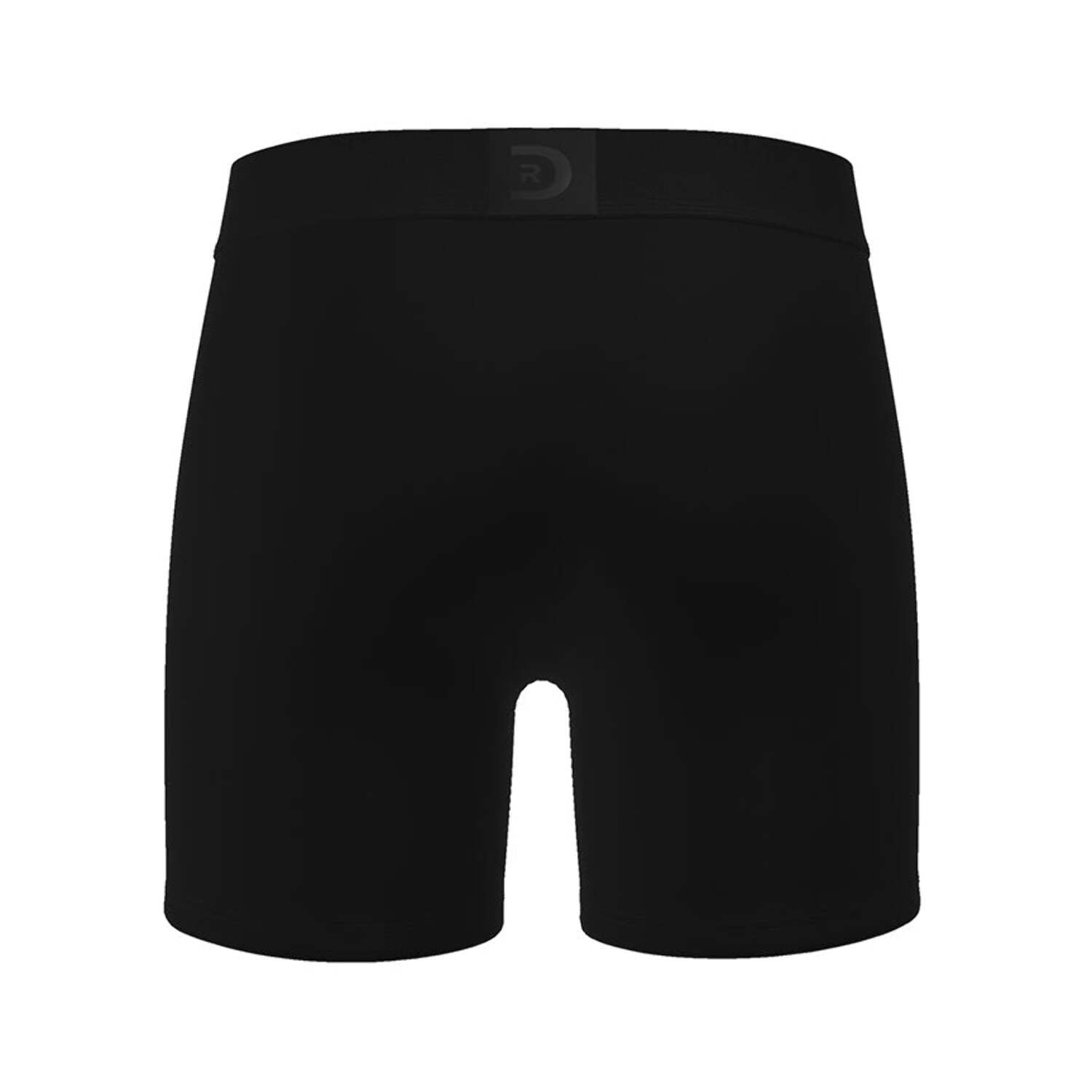 Dick Rinkle Clothing LARGE Black/Black Men's Flyless Premium Boxer ...