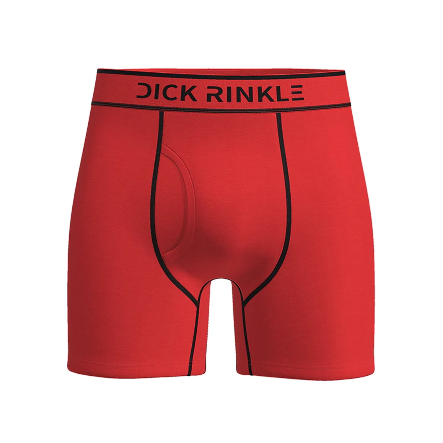 Dick Rinkle Clothing MEDIUM Red/Black Men's Fly Opening Premium Boxer ...