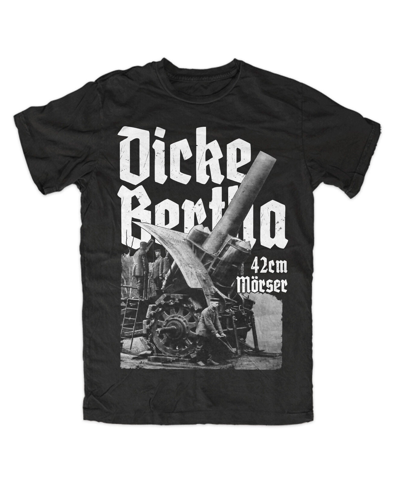 Dicke Bertha Premium T-Shirt WW1 Legende Kanone Kult Militaria WW2 ...